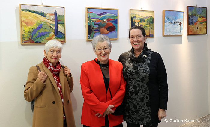 Vse barve Veronike Pogačar – odprtje nove likovne razstave v Kam ...